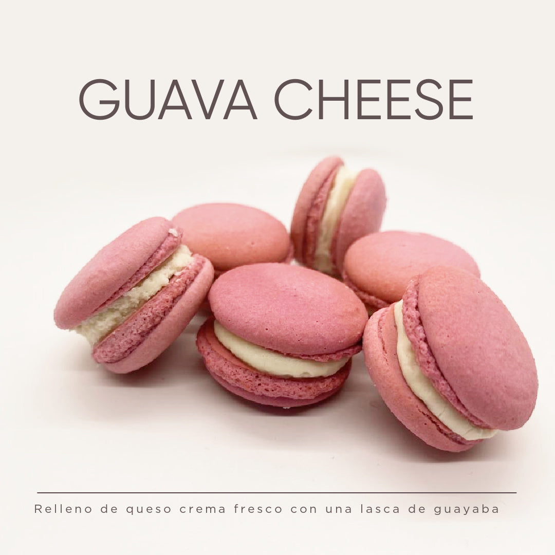 Guava & Cheese – Bloom Macarons